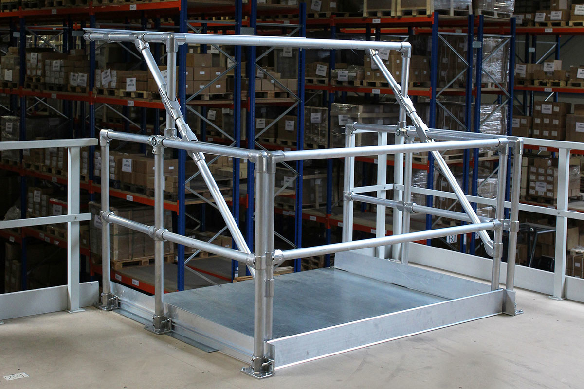 Kee Pivot Pallet Gate & Mezzanine Safety Gate - Kee Safety