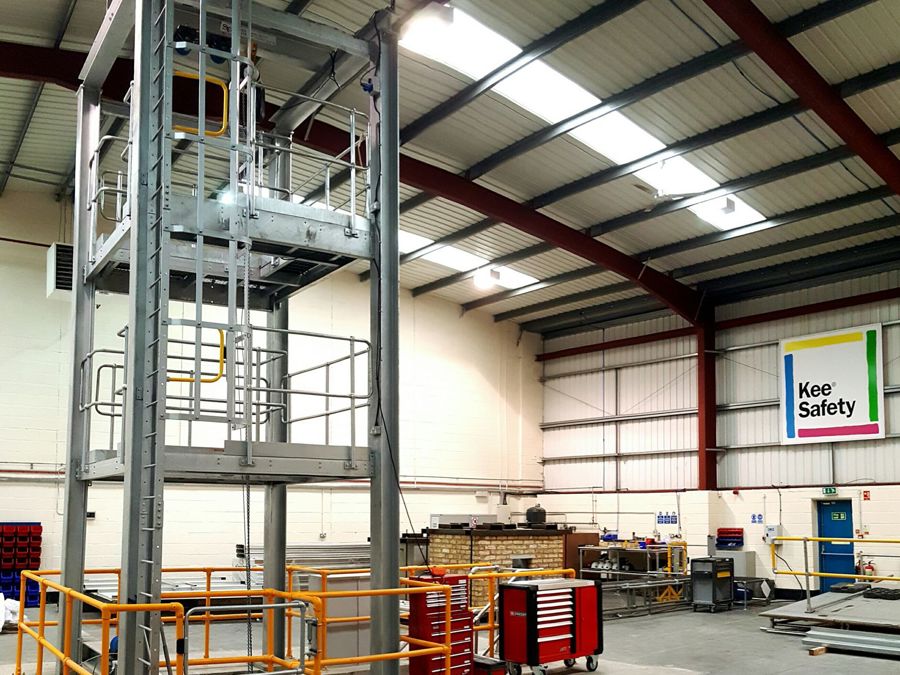 Kee Walk® Roof Walkway with Integrated Guardrail - Kee Safety