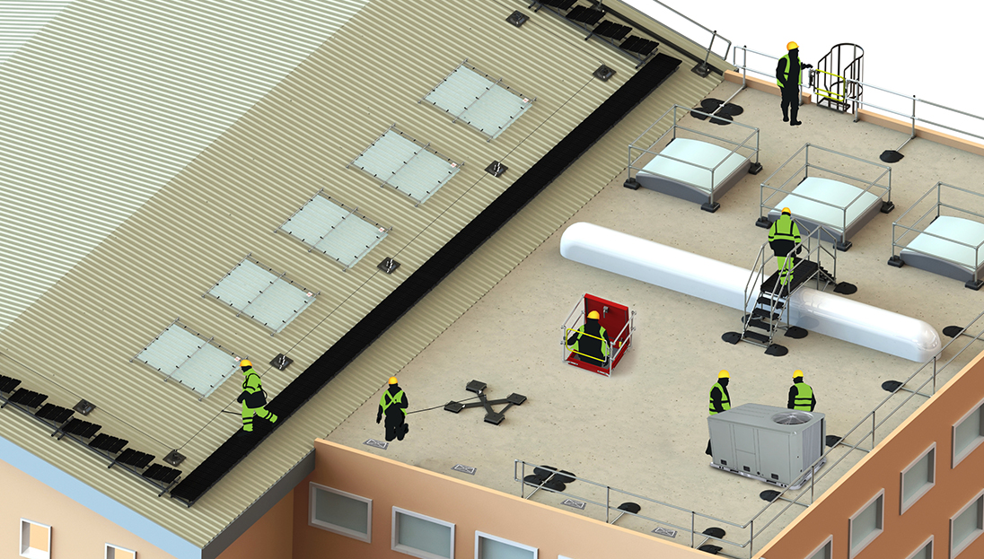 Roof Fall Protection Systems and Safe Access Solutions - Rooftop Fall ...